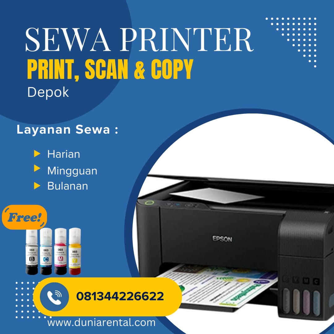 Sewa Printer Depok – Pusat Sewa Laptop Murah Jakarta